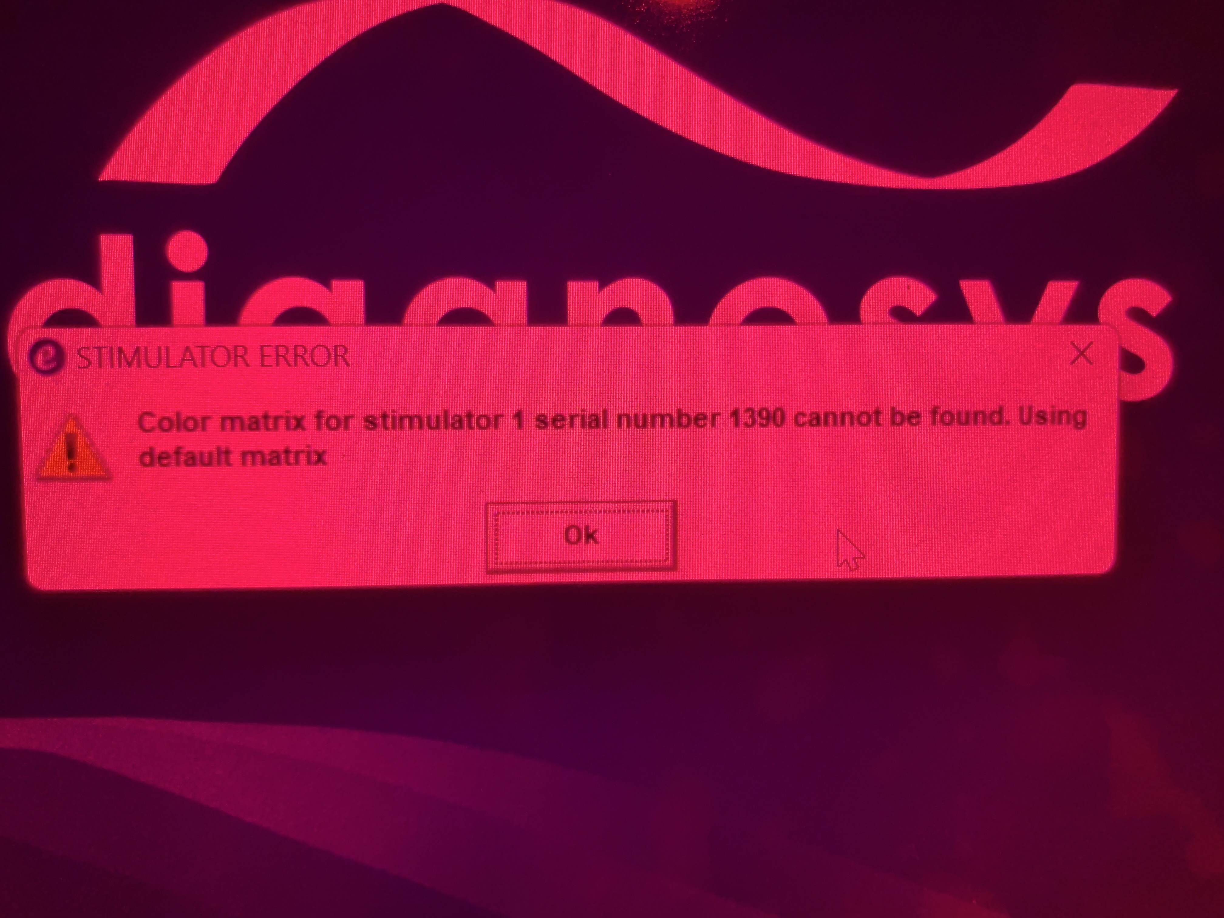 Troubleshooting - Celeris Matrix for stimulator cannot be found – Celeris